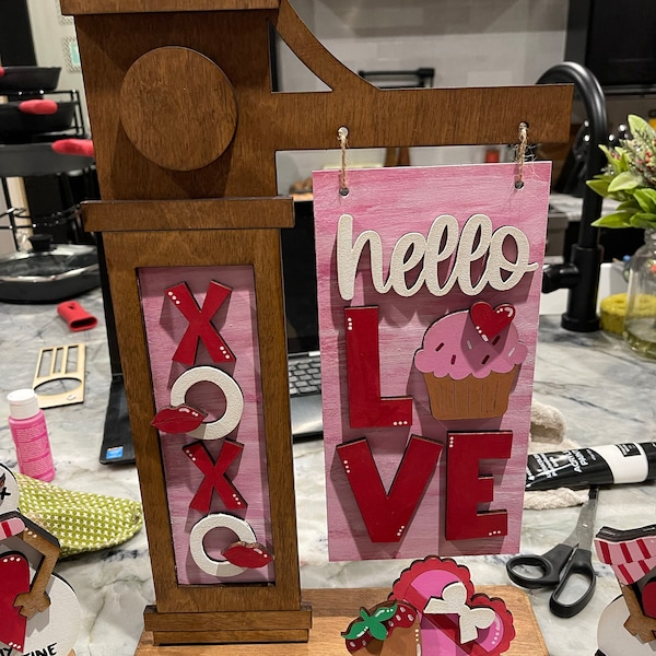 Post Sign Stand Laser Cut File, Post Sign Holder Laser SVG, Laser Cut ...