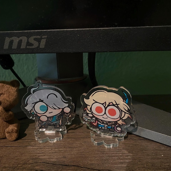 Honkai Star Rail HSR Penacony Googly Eye Shaker Keychains Boothill ...