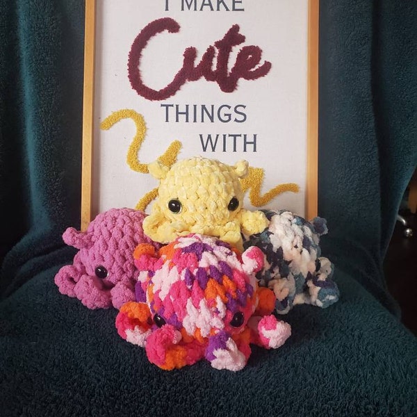 Flapjack the Dumbo Octopus Amigurumi Pattern, No Sew Crochet Dumbo ...