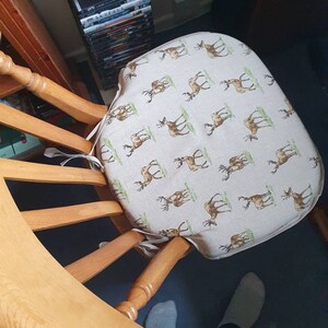 Light Grey Elise Smoke Tapered Square Shaped Chair Seat | Etsy