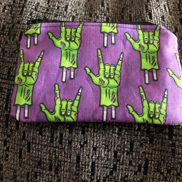 Halloween Goth Coin Purse, Business Card Holder, Purse Organizer ...