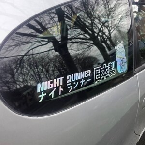 Caution May Go Sideways Funny Car Sticker JDM Sticker RWD Drift Classic ...
