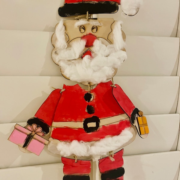 Build Your Own Santa Claus Laser Cut Digital File | Cute Santa Claus ...