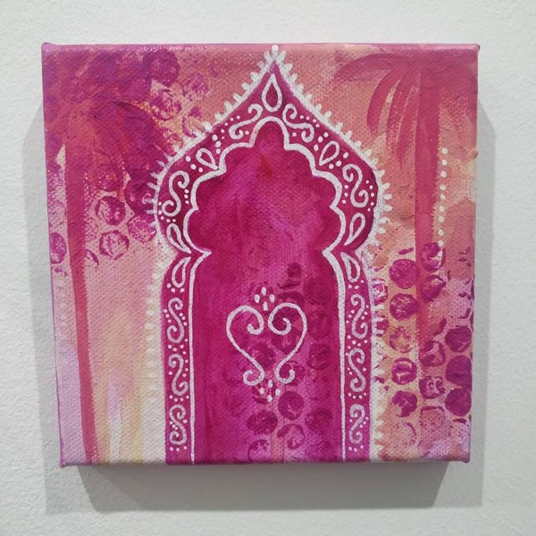 Colorful Moroccan City – Original Morocco Painting –morocco Art – 1001 ...