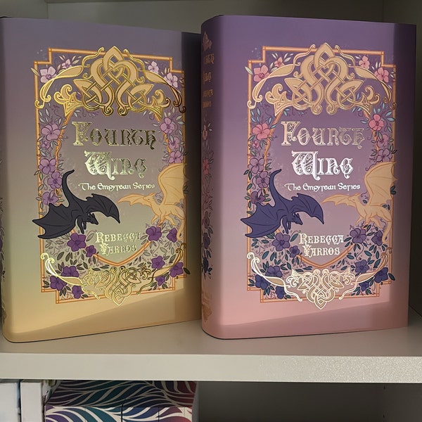 Fourth Wing Gold Foil Dust Jacket - Etsy