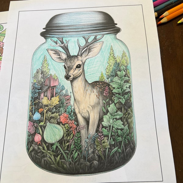 30 Pages Hair Metal Coloring Book Adult Coloring Pages, Glam Rock ...