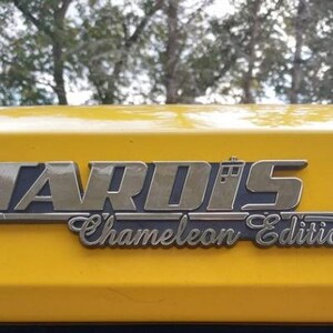 TARDIS Chameleon Edition Dr Who Car Emblem - Chrome Plastic Not a Decal ...