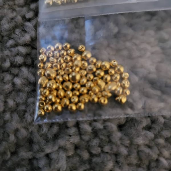 1 Gram Medical Grade 24k Yellow Gold Shot, Clean Cast. Bullion, Nuggets ...