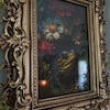 Black Raven Still Life Painting Crow Perched With Florals - Etsy