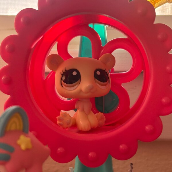 Littlest Pet Shop Dog LPS Blind Bag Pink Husky #1793 Glitter #2297 Blue ...