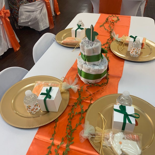 Orange Favor Boxes / Orange Theme / Orange Party / Orange Detail ...