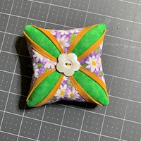 Cathedral Window Pincushion Pattern - PDF Sewing Pattern - Pin Cushion Pattern - Quilt Design ...