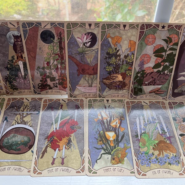 Tarot Card Artwork Digital Print, Tarot Illustration, the Forager's ...