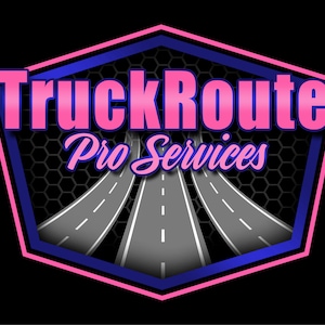 Hotshot Trucking Logo With 3D Lettering, Roadway and American Flag ...