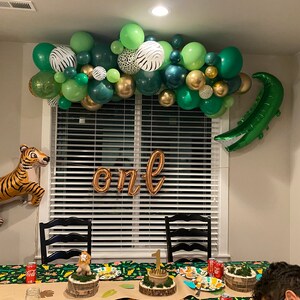 WILD ONE Balloon Banner Script Letter Balloons Wild One - Etsy