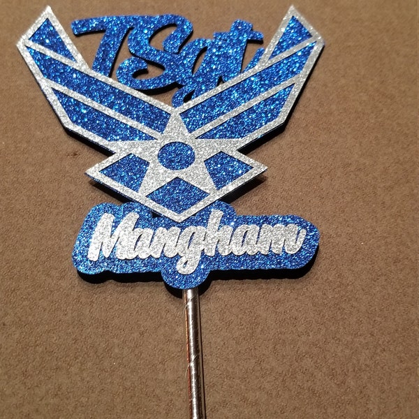 Custom Air Force Emblem Cake Topper. United States Air Force Custom ...