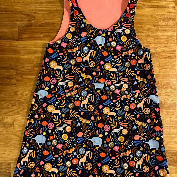Easy Girl Pattern | A Line Overall Jumper Dress PDF Sewing Pattern for ...
