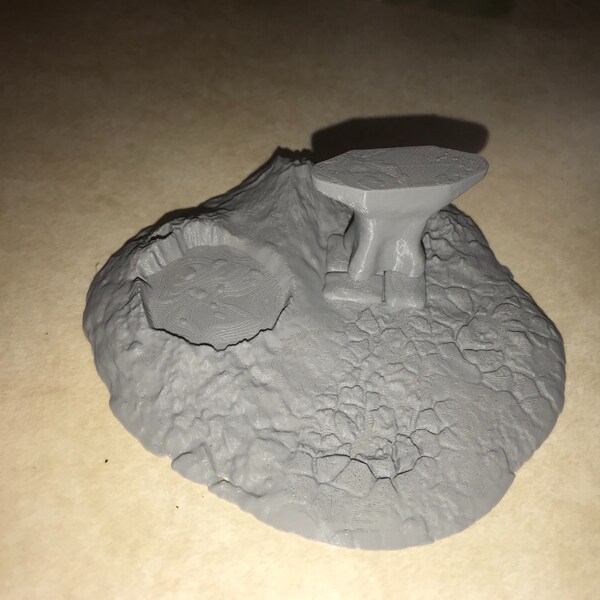 Dnd Lava or Fire Giant's Forge and Anvil Tabletop Terrain Miniature RPG ...
