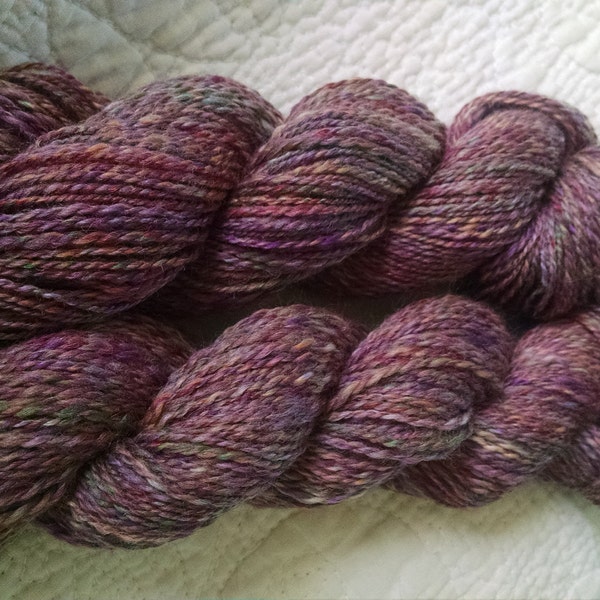 4 Oz of Multi Colored Merino Wool Top Dyed Heather 21.5 Micron Roving ...