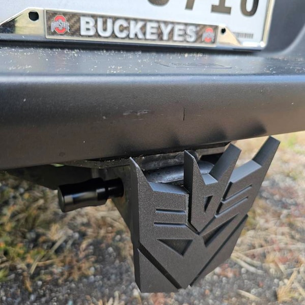 3D Printed Transformer Trailer Hitch Covers. Autobots | Decepticons - Etsy