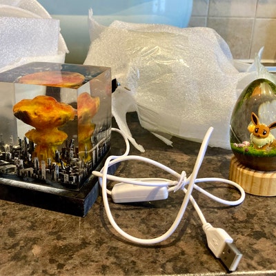 Octopus and Diver Resin Night Lights, Turtles Resin Lamp for Home Decor ...