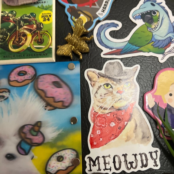 Boba Milk Tea Cat, Bubble Tea Cat Refrigerator Magnet, Cute Cat Fridge ...