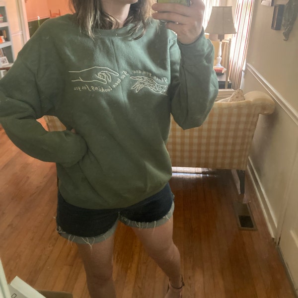 Down the Bond Postal Service Embroidered Crewneck Sweatshirt: Bookish ...