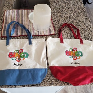 Personalized Bingo Name Gift Bag, Bingo Queen Gift, Box Game Gift ...