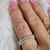925 Sterling Silver Stretch Rings Stack of 2, Stacked Rings, Womens ...