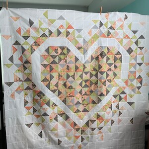 PDF Exploding Heart Quilt Pattern Digital Download by Slice of - Etsy