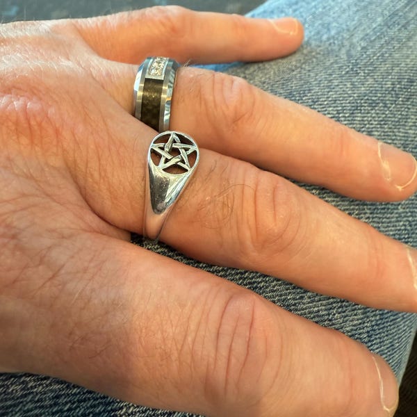 Sterling Silver Om Mani Padme Hum Ring - Etsy