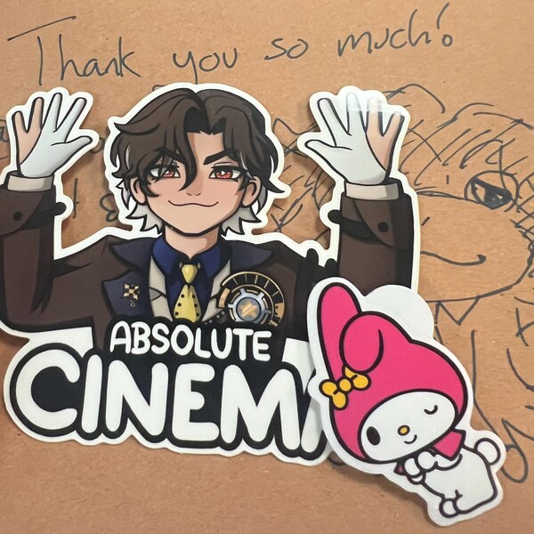 Mr Reca HSR Absolute Cinema Vinyl Sticker - Etsy