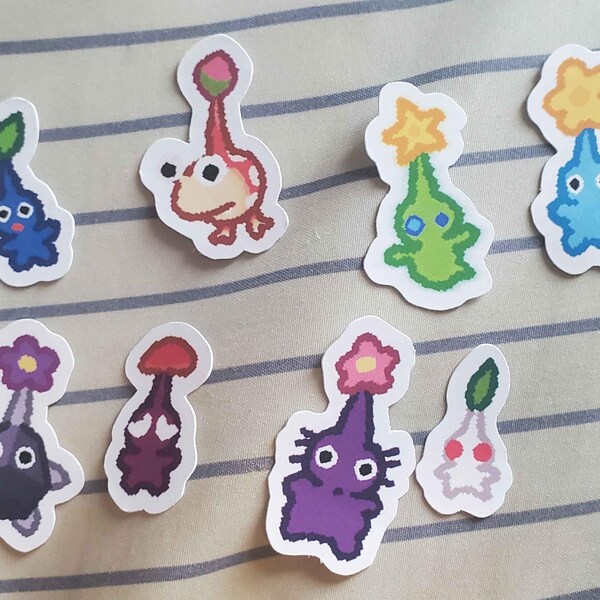 Pikmin Sticker Pack - Etsy