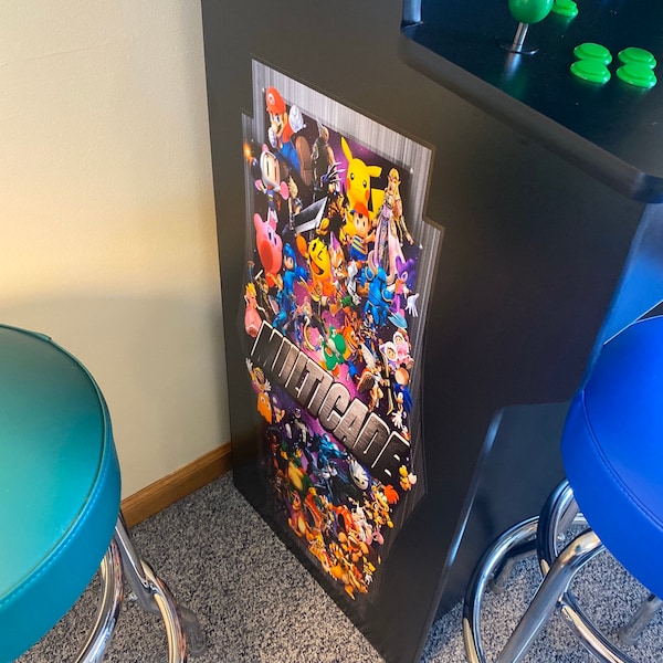 3d Mame Multicade Classics Side Art Arcade Cabinet Graphics Decals ...