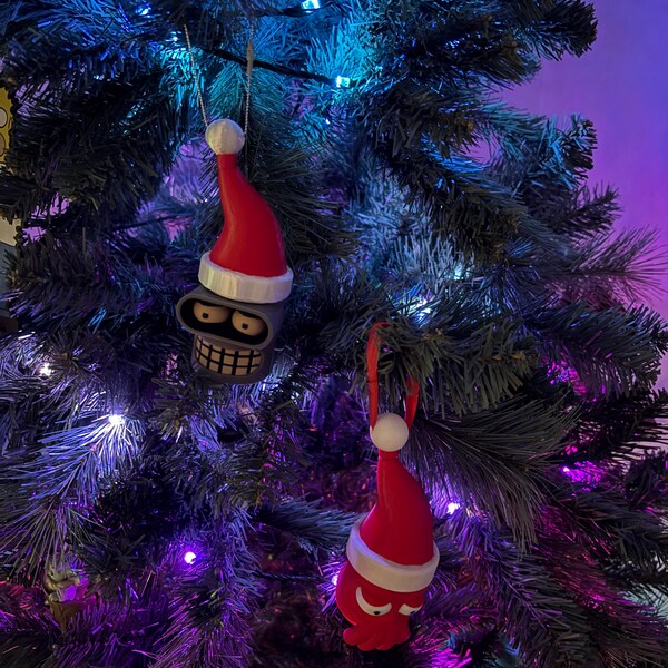 Futurama Bender Zoidberg Keychain - Etsy