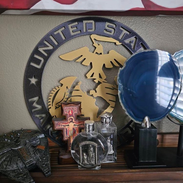 US Marine Corps Metal Sign -- Authorized Seller for USMC Logo -- USMC ...