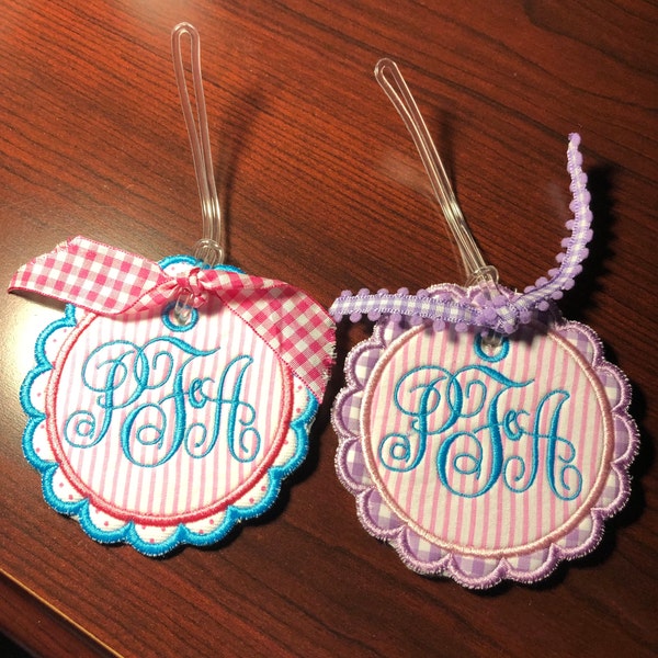 Backpack Name Tag Bag Tags | Luggage Tags | Monogrammed Gift ...