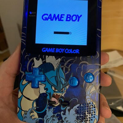 Custom Backlit Nintendo Gameboy Color IPS XL artist Series Gyarados by ...