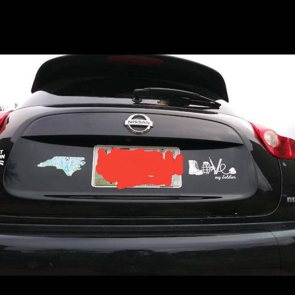 Love Army Car Decal - Army Sticker - Army Decal - Army Laptop Decal ...