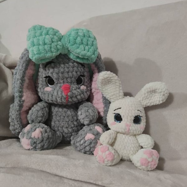 Cat and Bunny Crochet Pattern/amigurumi/ Tutorial/digital Pdf/english ...
