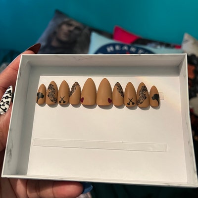 Raiden Inspired Nails - Etsy