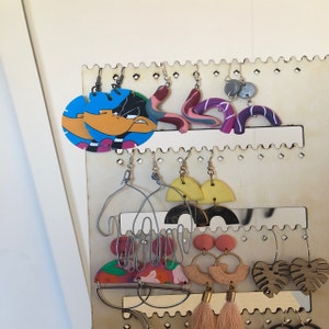 Card display in ply wood easy assemble postcard stand for | Etsy