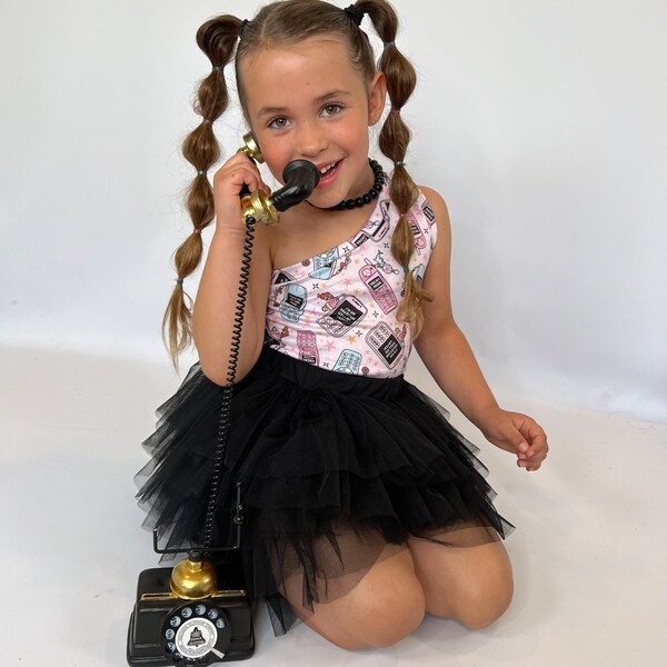 Kids One Shoulder Top Pattern, One Shoulder Tank Pattern, Kids Sewing ...