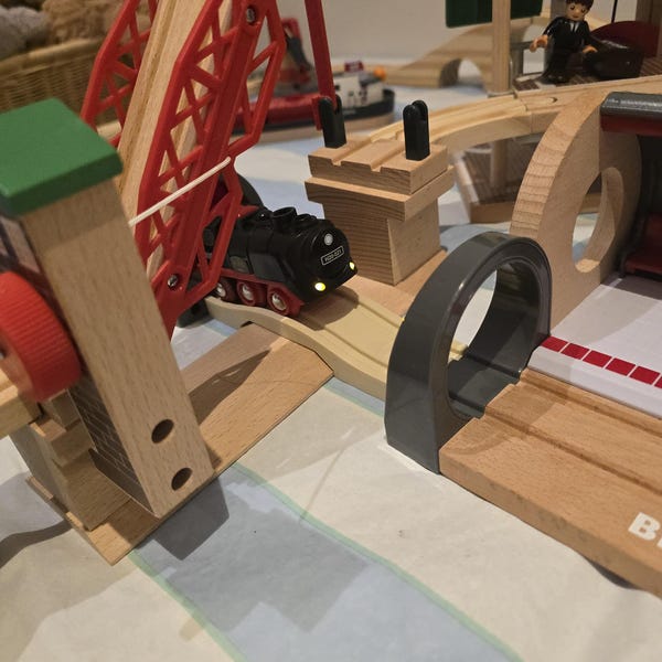 Strain Reliever Track for Wooden Train Sets - Compatible With BRIO and ...