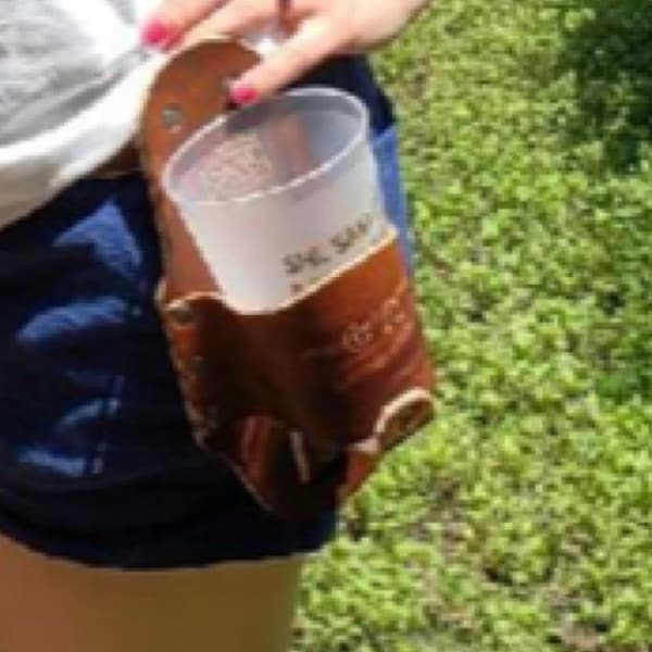 Personalized Leather Drink Slings Beer Holster - Etsy
