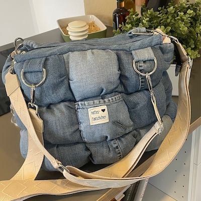 Leather Shopper Bag for Women With Wide Strap, Women Shoulder Bag ...