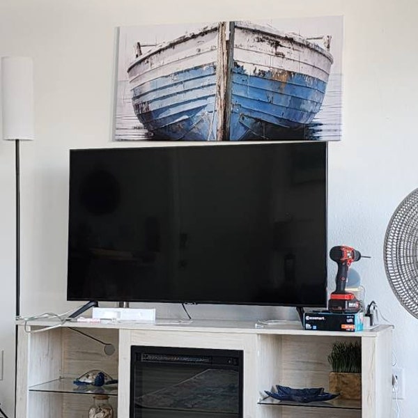 Old Wooden Ship Nautical Decor, Lakehouse Decor, Coastal Decor ...