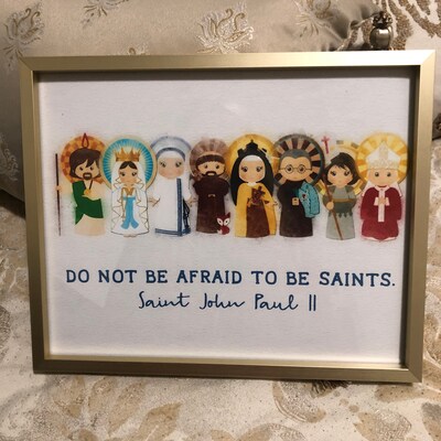 Catholic All Saints Poster Print. Catholic Wall Art Poster. First ...