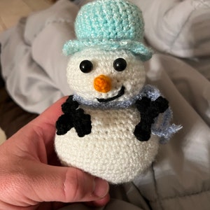 PATTERN: Snowbert the Snowman Crochet Snowman Pattern Amigurumi Snowman ...