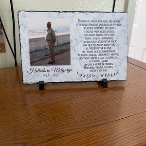 Personalized Wedding Photo Slate Slab Engagement Gift | Etsy